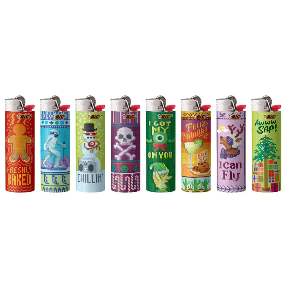 BIC Special Edition Lighers 50pcs - Assorted Holiday series – BongsMart ...