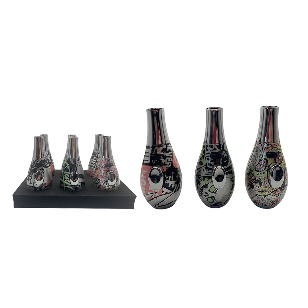Premium Teardrop Graffiti Designs Lighter – BongsMart Australia