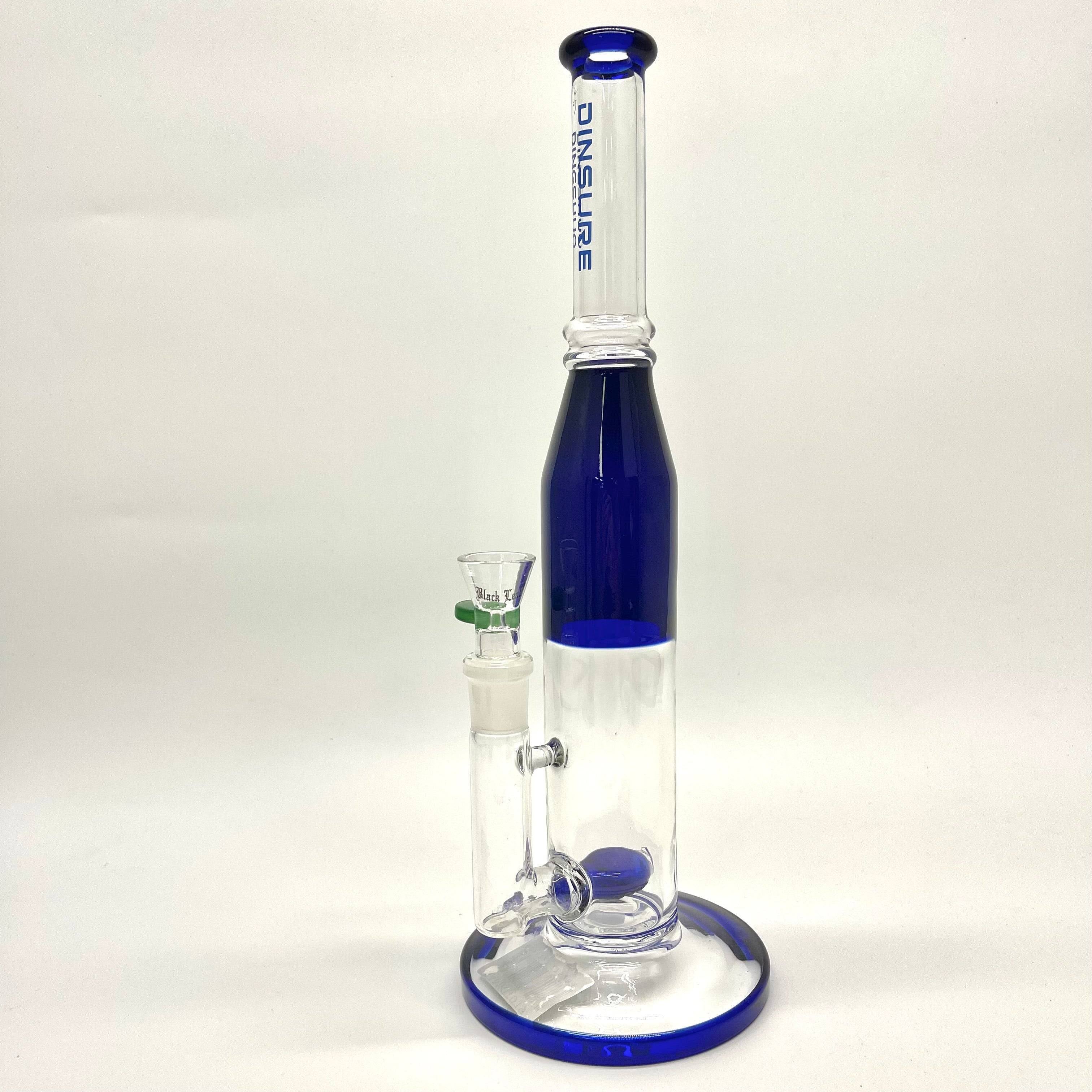 Dingshuo Glass Big Bong Didgeridoo with Blue Filter- 36cm Percolator B ...