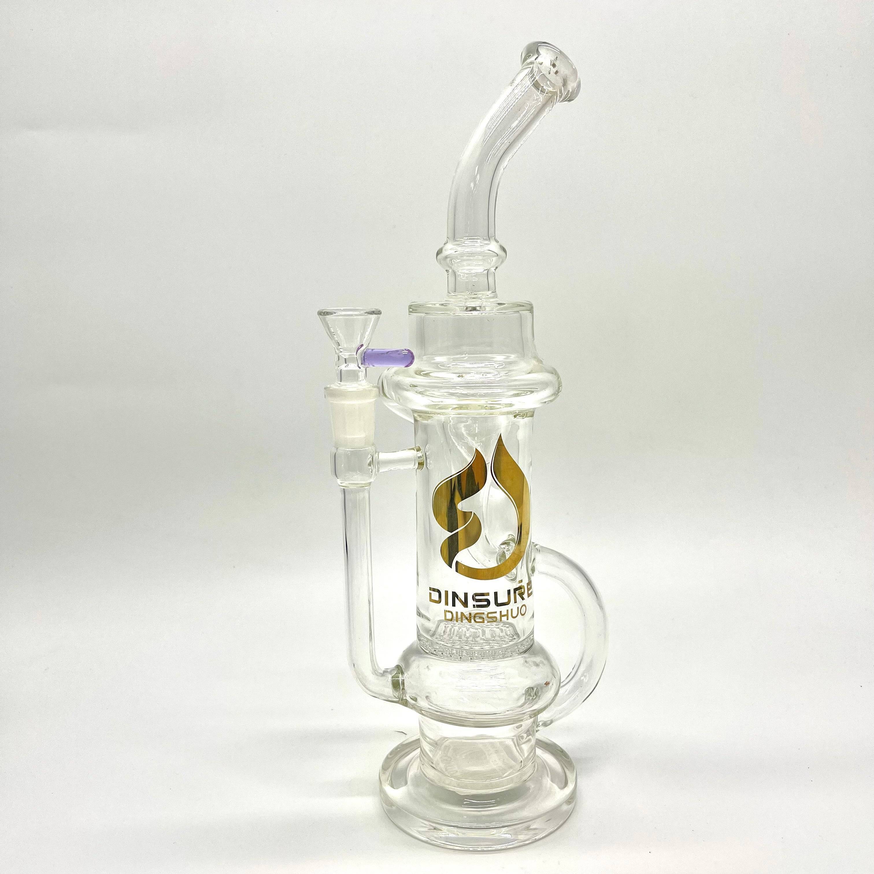 Dingshuo Glass Big Bong Didgeridoo with Water Cross Structure- 30cm Pe ...