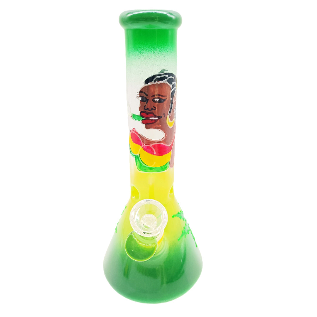 Stone Age Chongz Style Rastaman Glass Bong 27cm – BongsMart Australia
