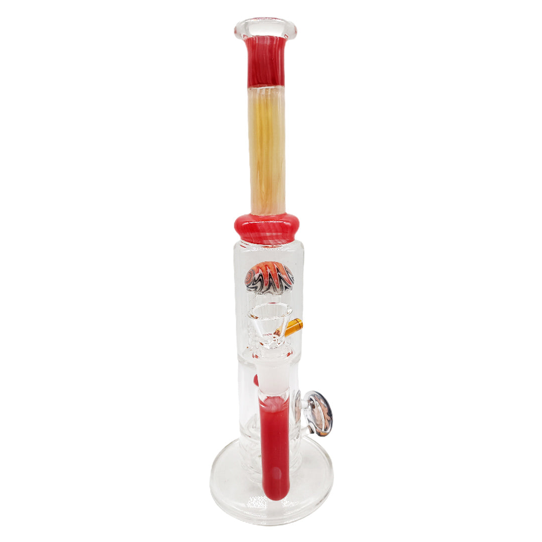 Stone Age Color Wig Wag Tree Perc Water Pipe 34.5cm – BongsMart Australia
