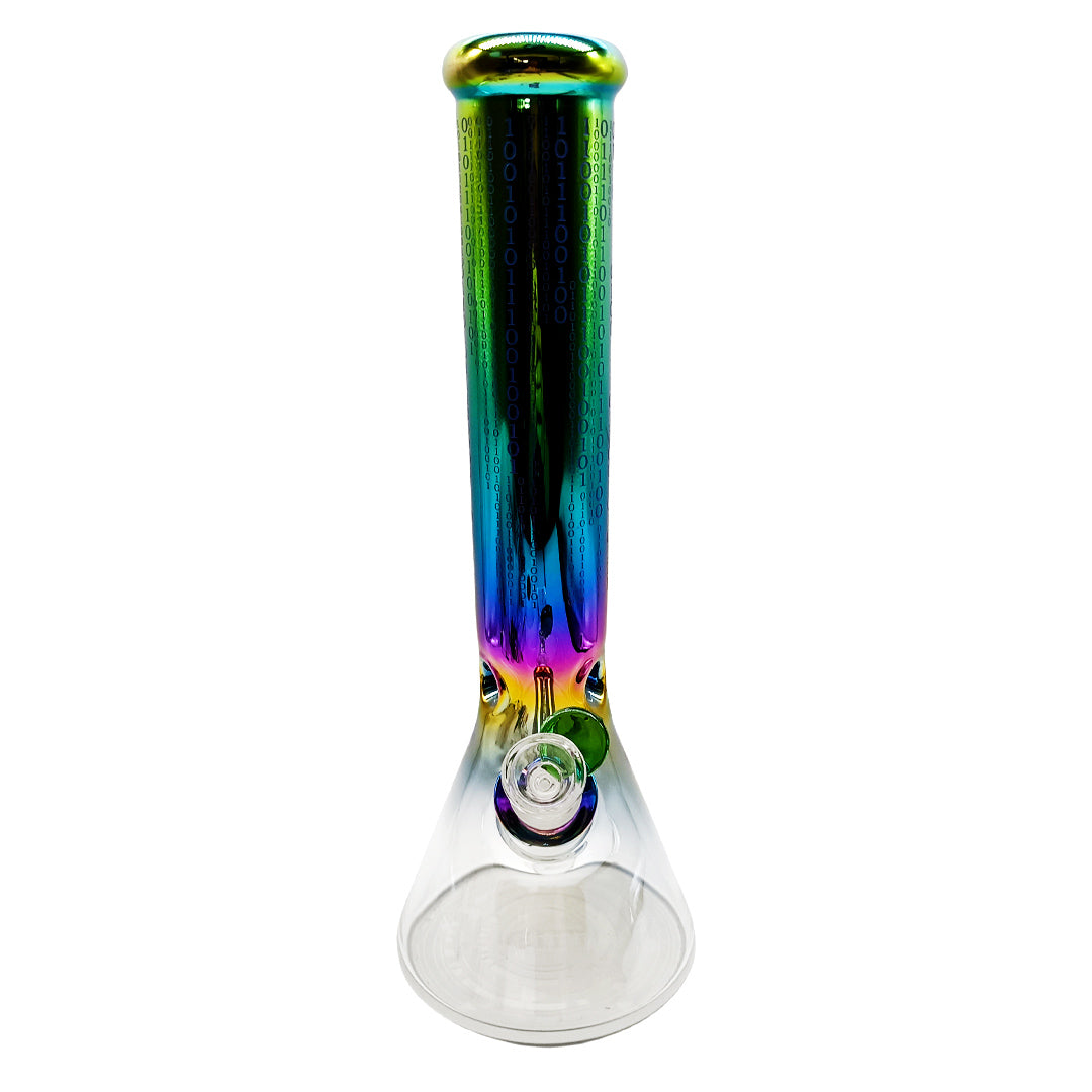 Stone Age Heavy Duty Beaker Bong – Iridescent 35cm – BongsMart Australia