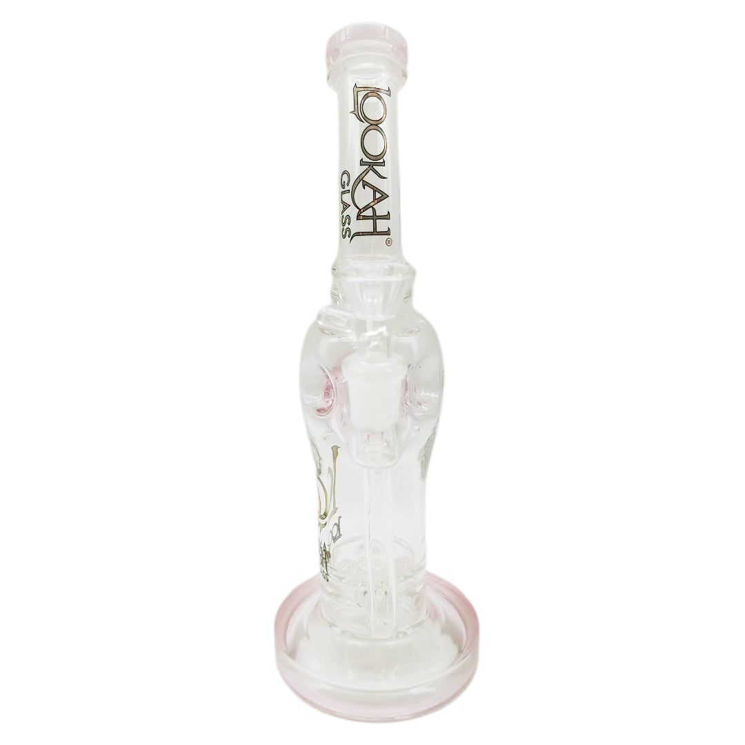 Stone Age Perc Skull Art Water Pipe – Pink (29.5cm) – BongsMart Australia