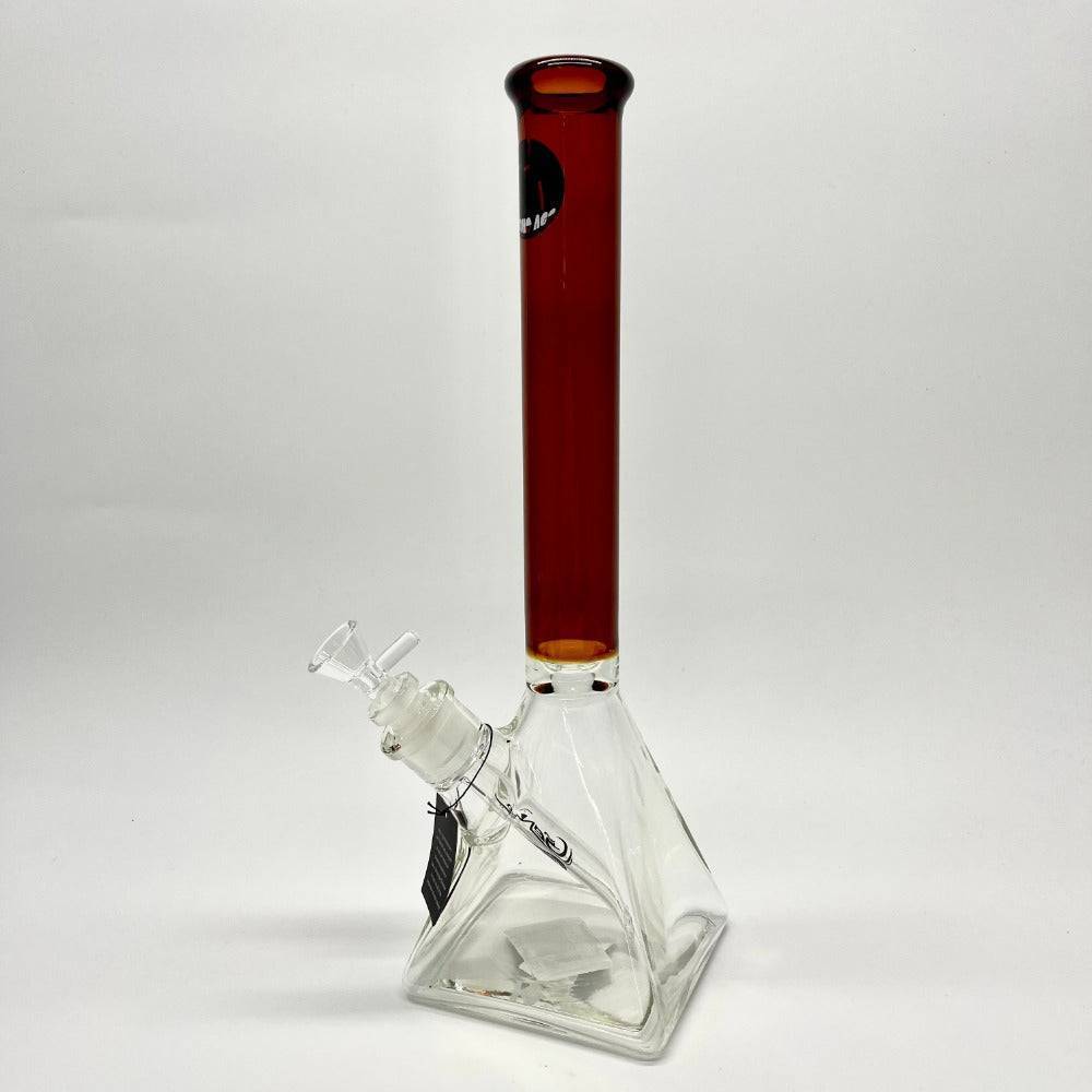Stone Age 36cm Red Beaker Glass Bong | Premium Water Pipe Australia ...