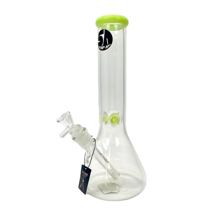 Large Stone Age Basic Green Glass Bongs - 30cm – BongsMart Australia