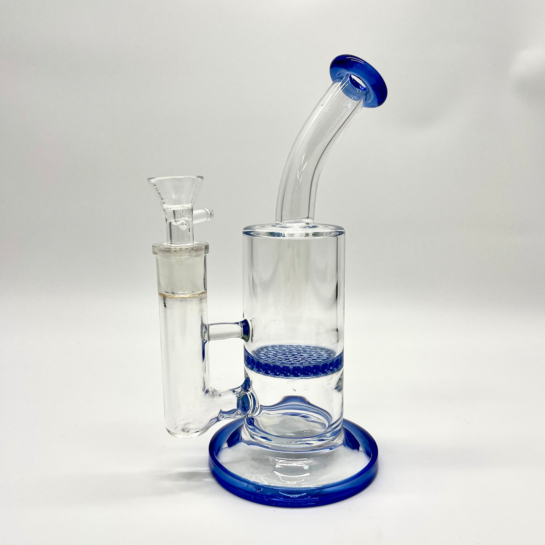 Weedo Medium Glass Bongs Percolator Bent Neck diffused - 21cm ...