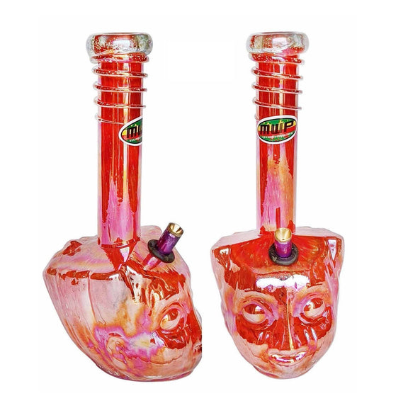 3G Glass Large Glass Bongs with Red Groot Shape 30cm – BongsMart Australia