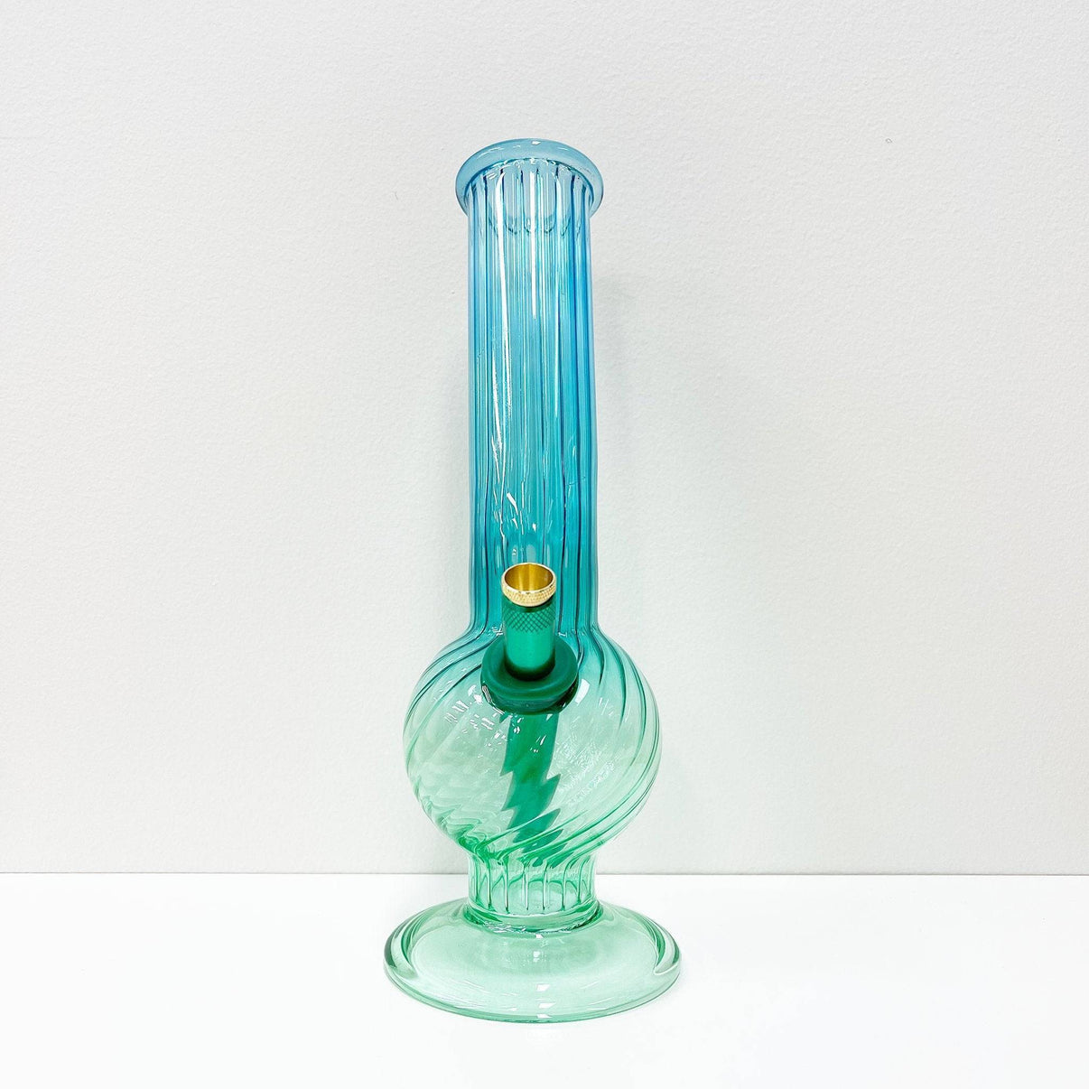 Bongfire Medium Painting Bent Bubble (Glass Bong) – BongsMart Australia