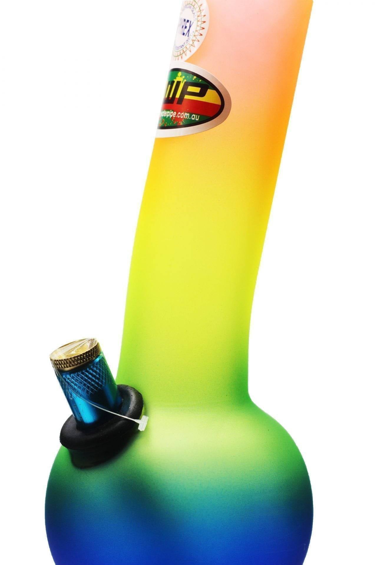 MWP Large Rainbow Glass Bongs 30cm - BongsMart Australia
